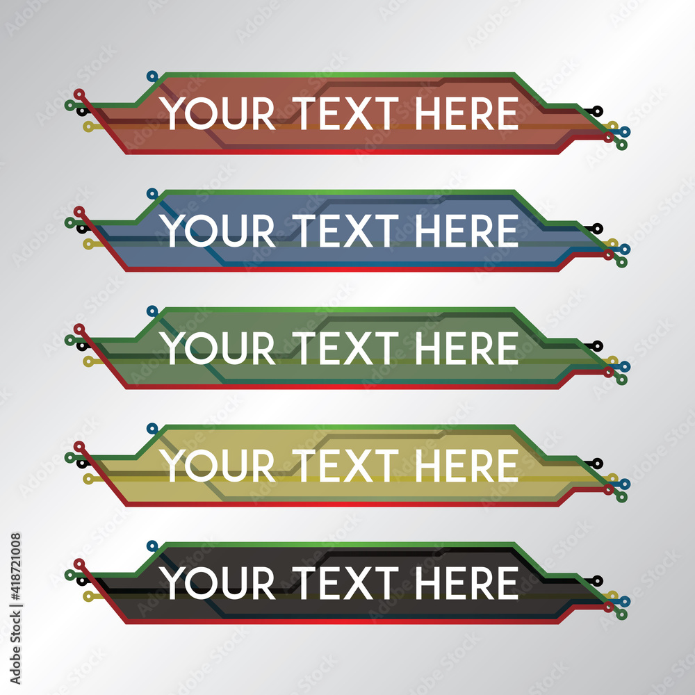 banner set, text box, title box, speech text, speech title, frame text ...