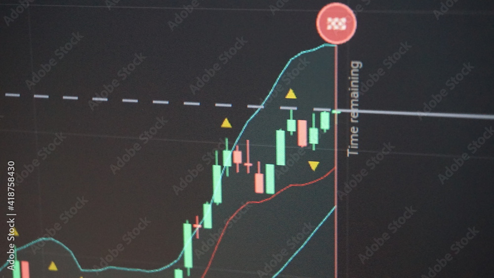 Stock market or forex trading graph in futuristic concept with ...