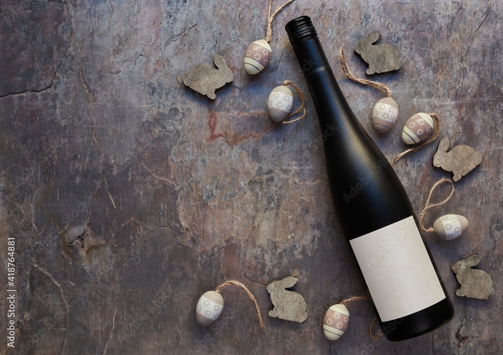 Easter Bunny Wine Bottles