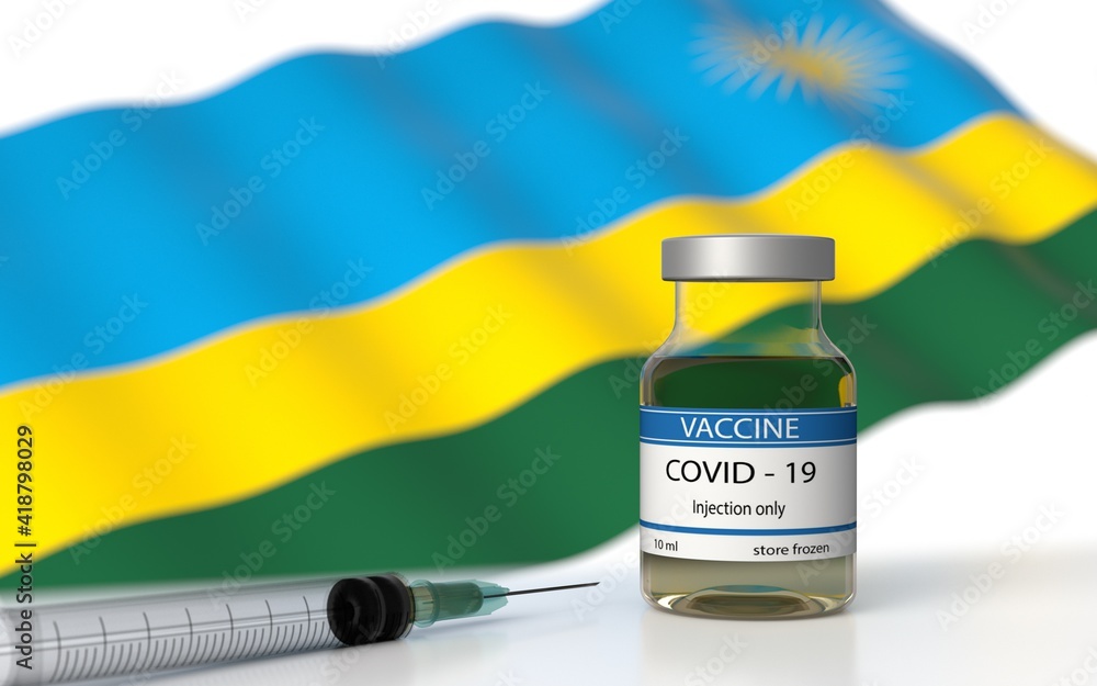 COVID 19 Vaccine approved and launched in Rwanda. Corona Virus SARS CoV ...