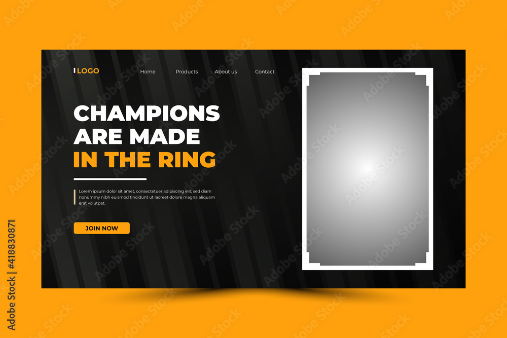 Sports web banner templates, Web banner template design, Social media ...