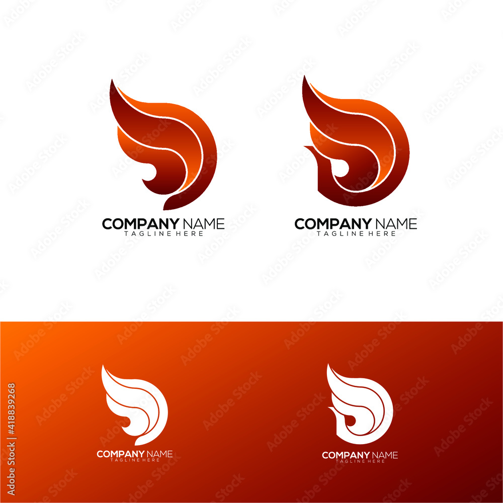 flame logo design vector fire icon template for business Stock Vector ...