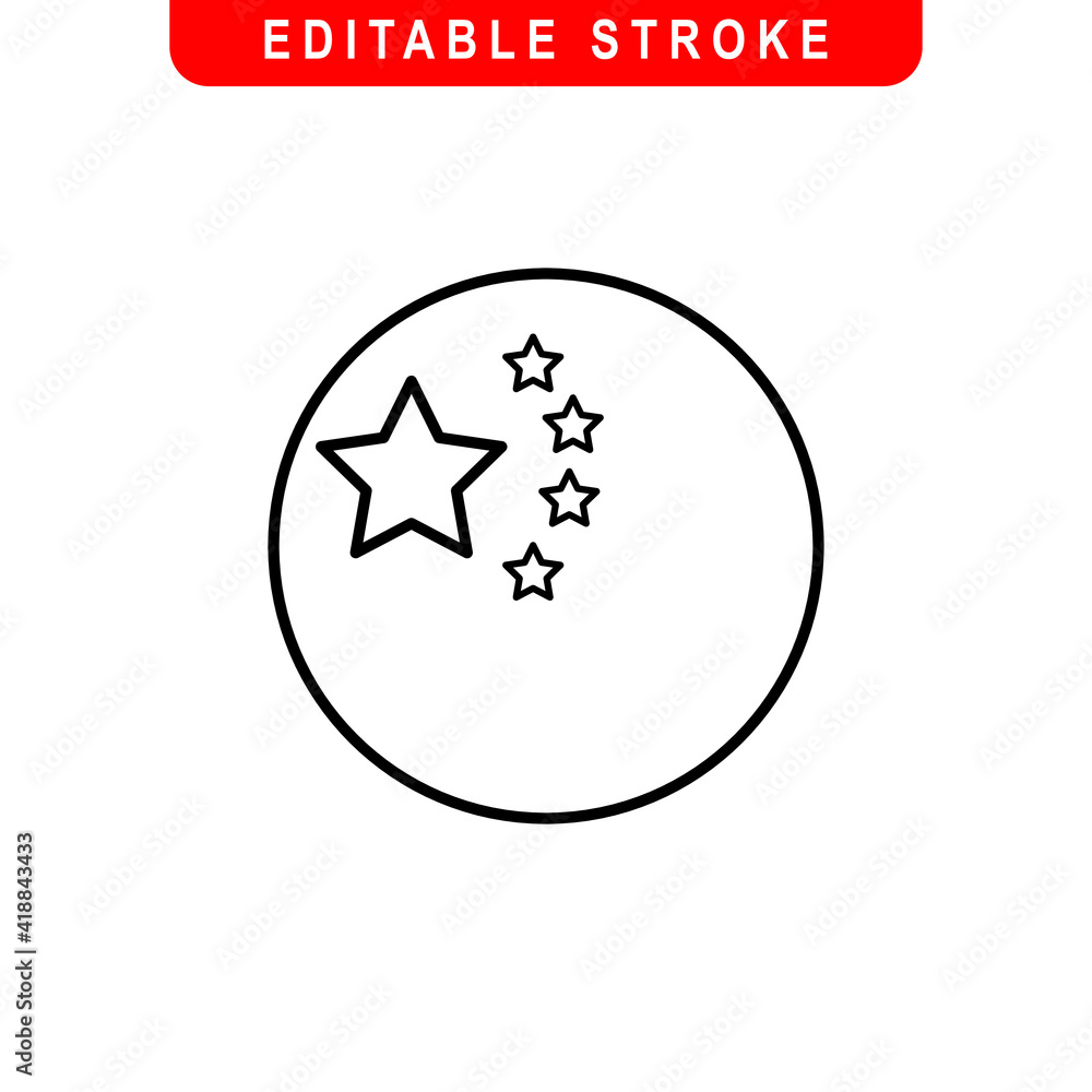 Circular Flag of China Outline Icon. Circular Flag of China Line Art ...