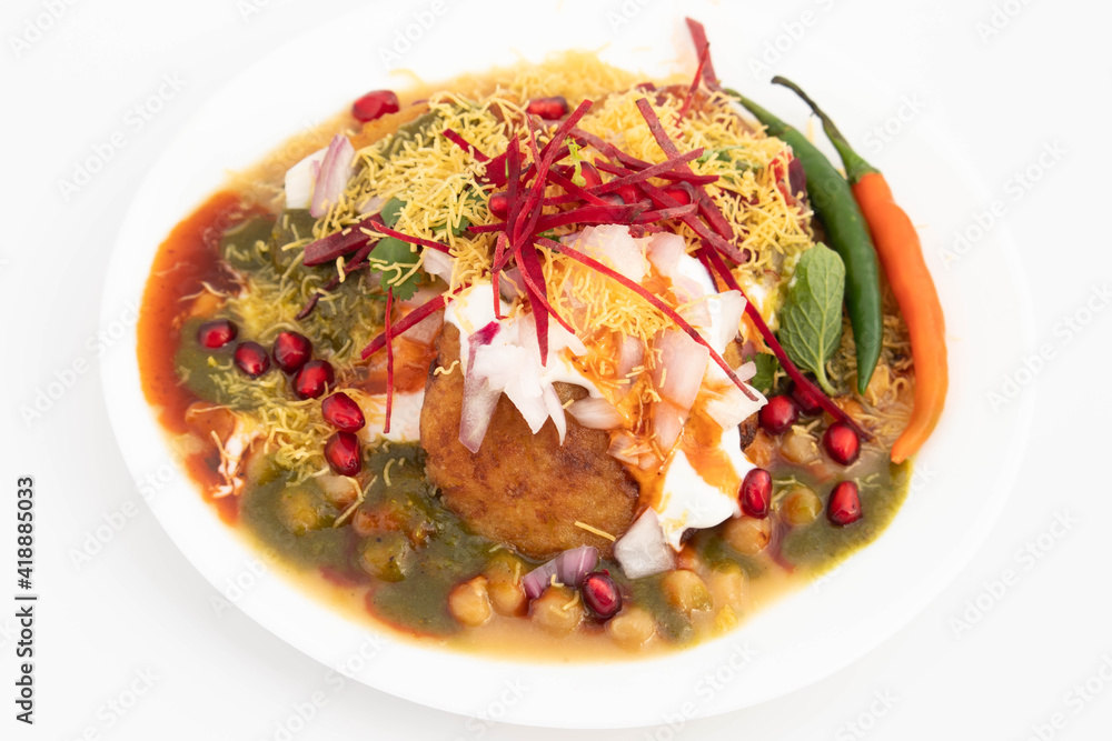 Indian Chaat Snacks Aloo Tikki Also Known As Alu Ki Tikkia Boiled ...