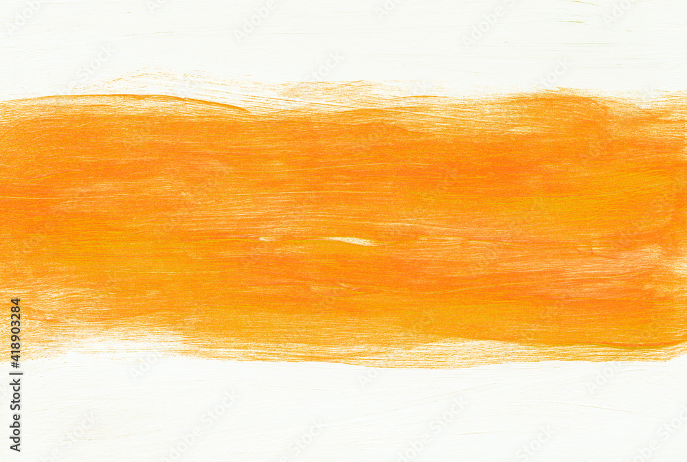 hand drawn orange acrylic paint background. Stock Illustration | Adobe ...