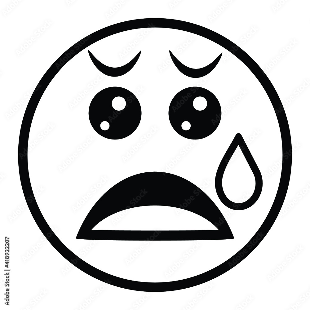 Anxious Clipart Face