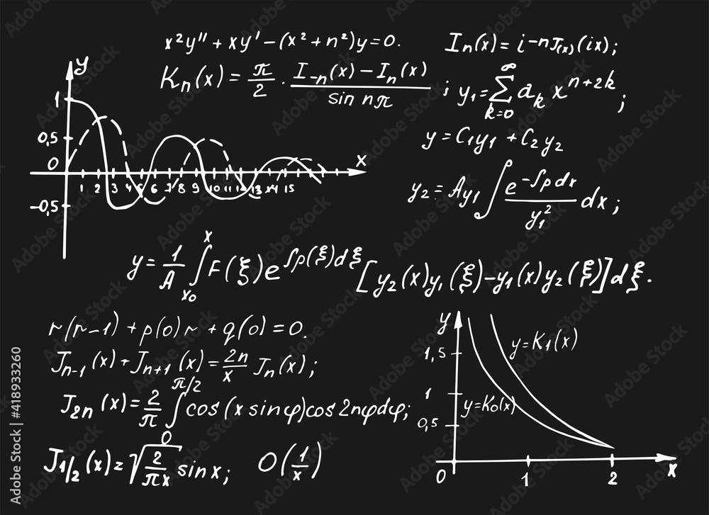 Vintage education and scientific background. Math law theory and ...