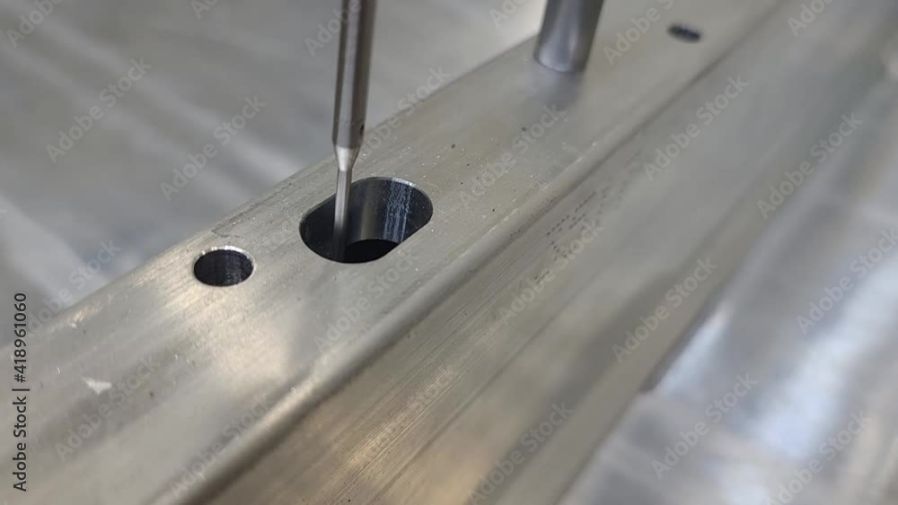 CMM coordinate measuring machine - checking the size and location of a ...