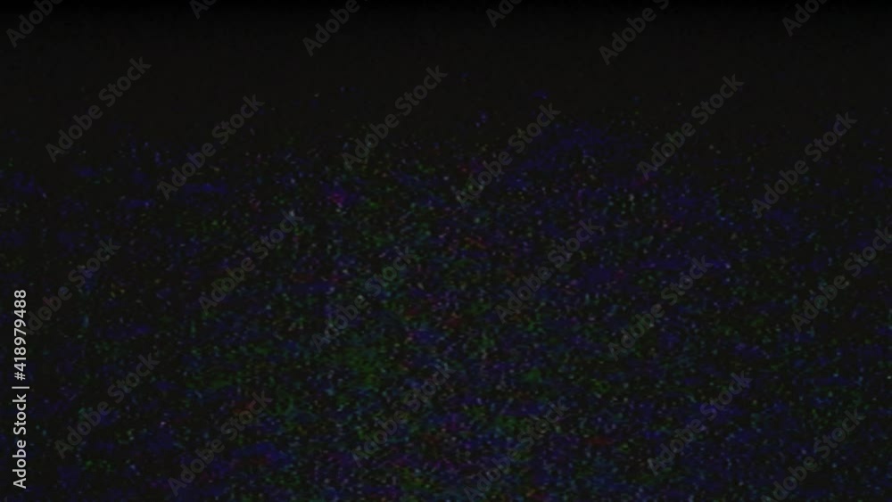 Old TV. Bad signal. Digital pixel noise vhs effect. Black fon digital ...