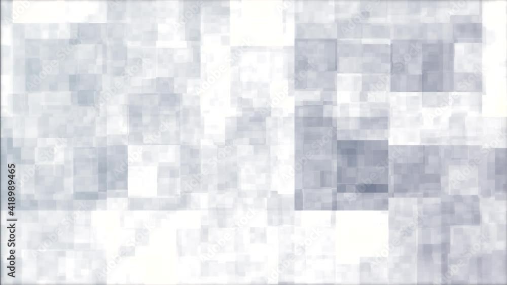 Digital blue block computer background animation effect, with subtle ...