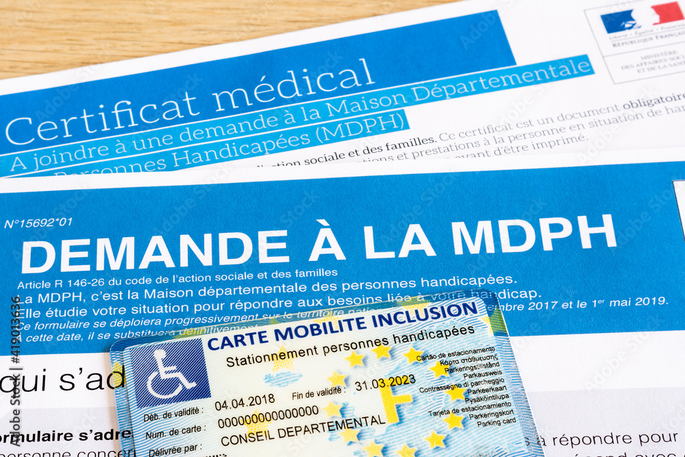 Carte mobilité inclusion - Stationnement personnes handicapées, et ...