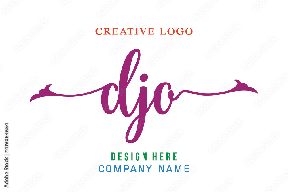 DJO lettering logo is simple, easy to understand and authoritative ...