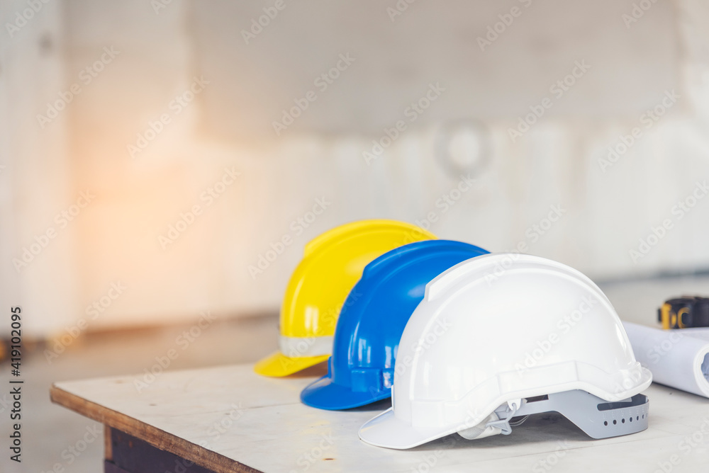 Construction hard hat safety tools equipment for workers in ...