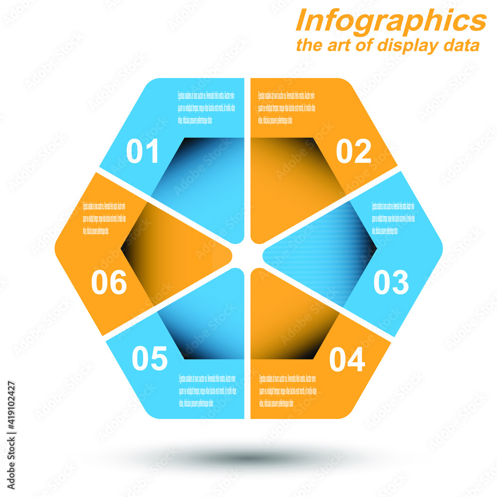 Infographic display template. Idea to display information, ranking and ...