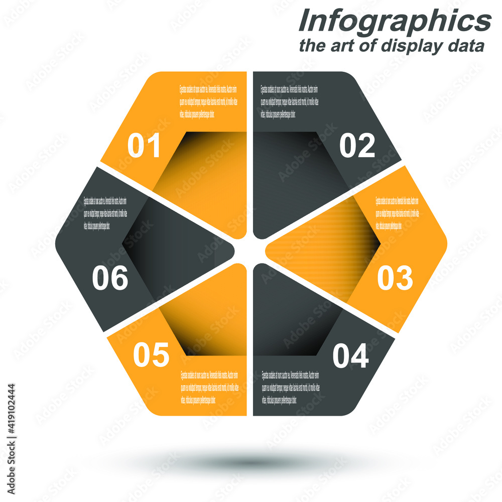 Infographic display template. Idea to display information, ranking and ...