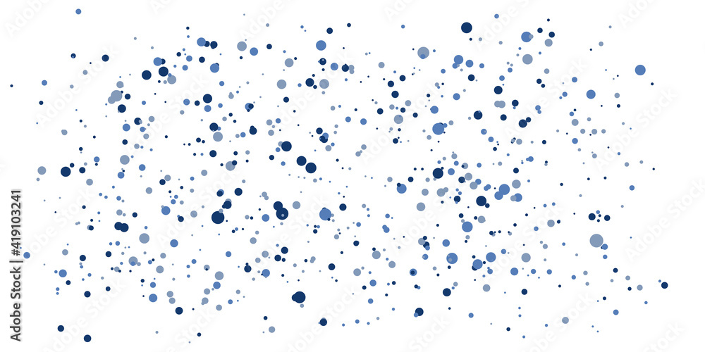 Modern simple blue dot pattern background on white background. Halftone ...