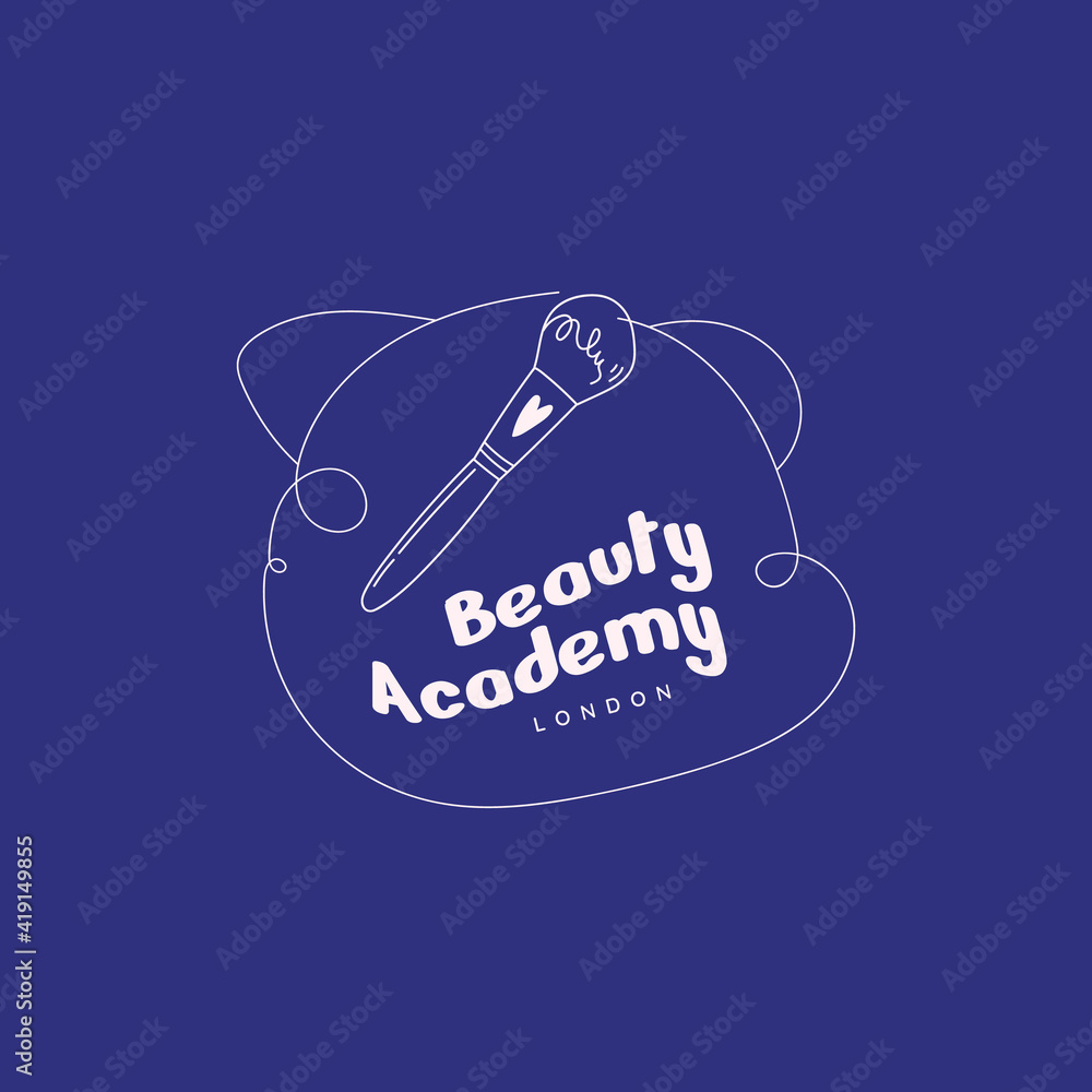 Vector beauty logo template. For business in the industry of beauty ...