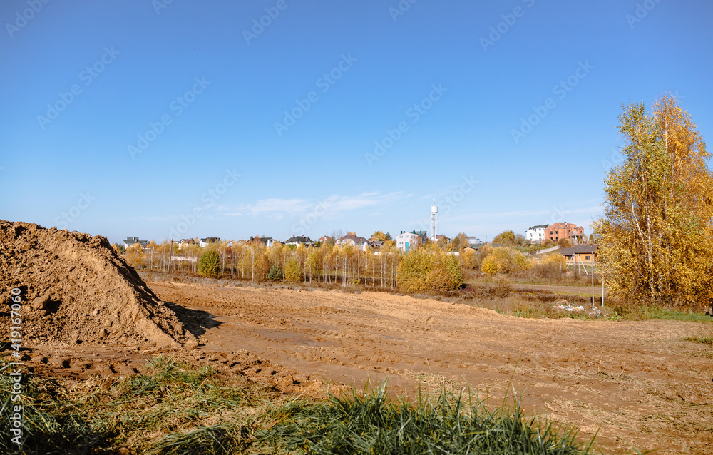 Land reclamation for property development. Sale of land at auction ...