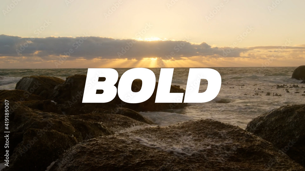 Quick Bold Glitch Cut Out Titles Stock Template | Adobe Stock