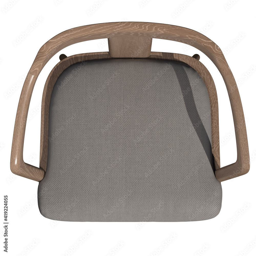 CHAIR ARMCHAIR TOP VIEW - CHAIR ARMCHAIR IN PLAN Stock Illustration | Adobe Stock