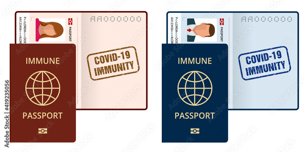 COVID-19 Immunity Passport, immunity certificate, vaccination ...