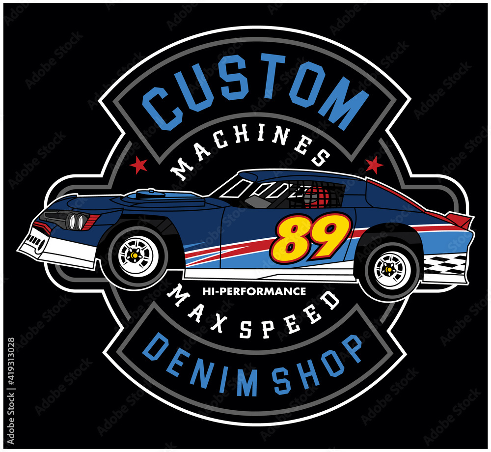 high speed racing, vector cars illustration graphic design for print ...