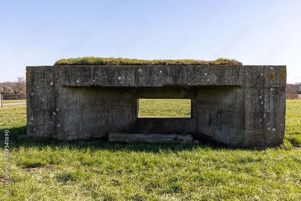 World War II anti tank bunker. Anti-Tank Pillbox these bunkers were ...