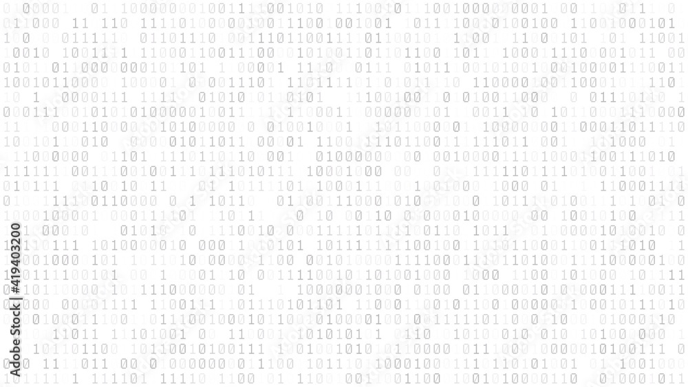 Numeric Binary Grid Chart Background Motion Graphics Stock Illustration