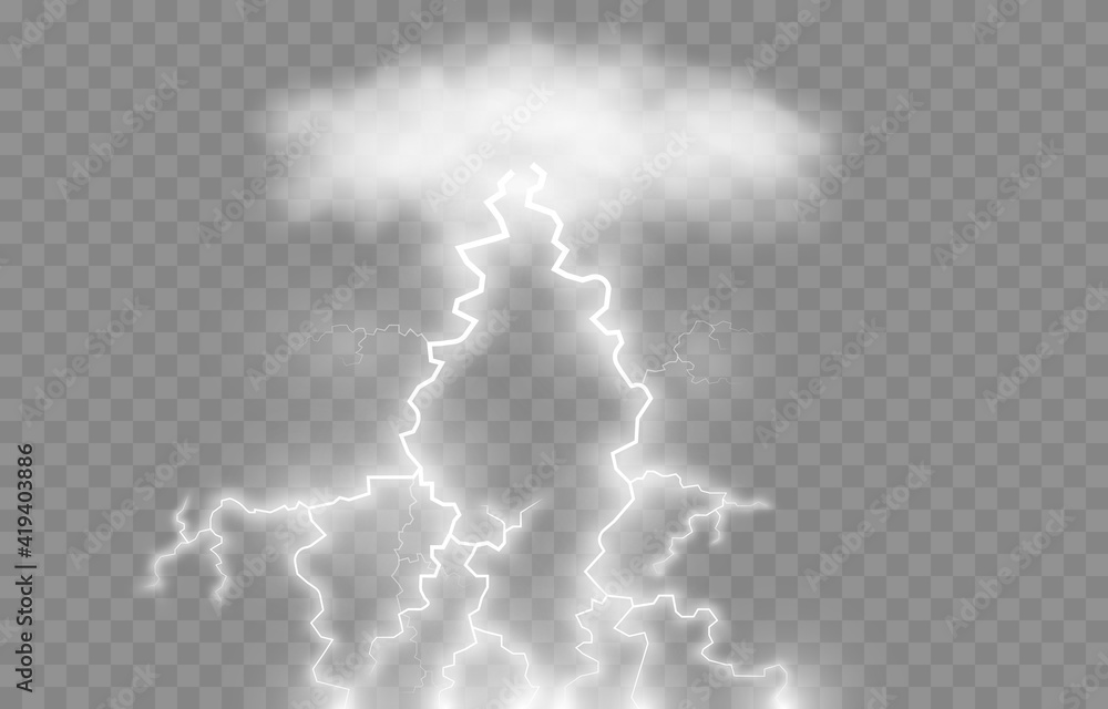 Vector lightning, lightning png, thunderstorm, lighting. Lightning ...