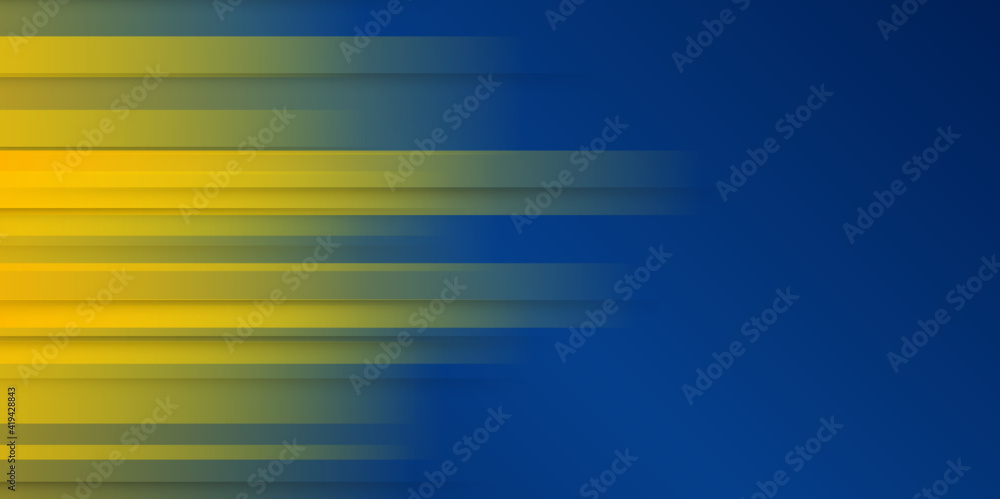 Abstract modern blue yellow background Stock Vector | Adobe Stock