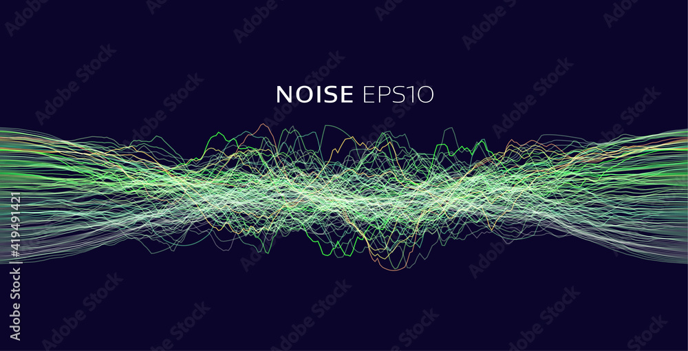 Science, technology background. Vector sound wave. Abstract music pulse ...