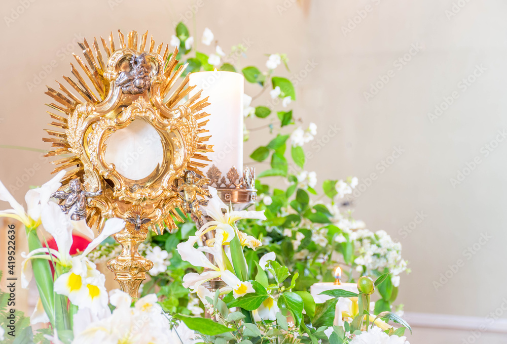Monstrance With Host