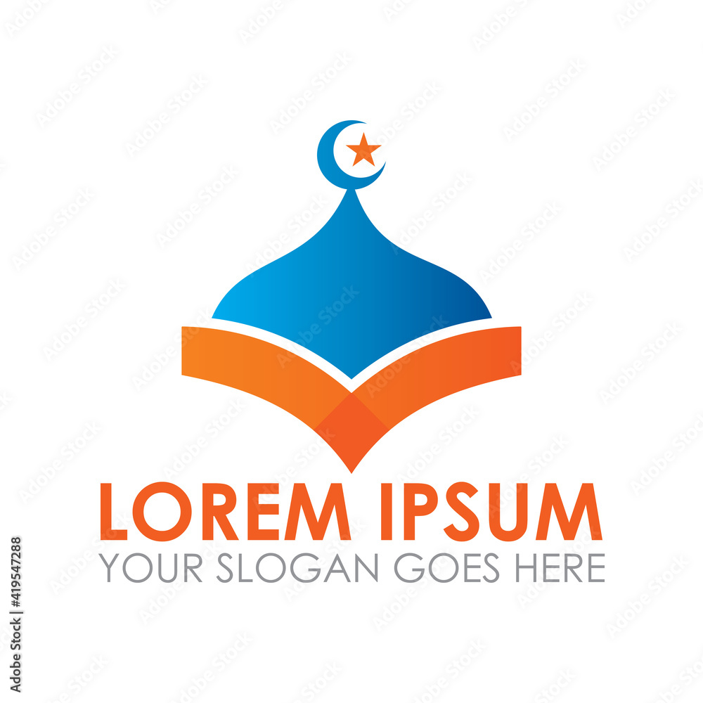 mosque vector , islamic logo vector Stock Vector | Adobe Stock
