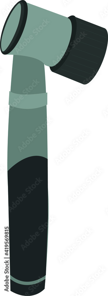 Vector Illustration of a Dermatoscope Device for Skin, Dermatoscopy ...