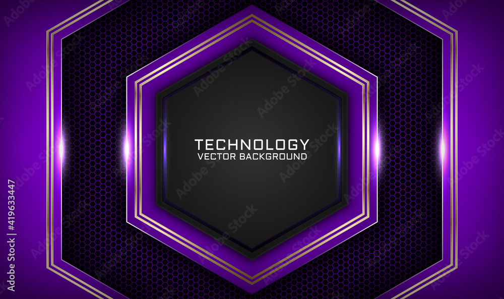 Purple 3d Background Effects