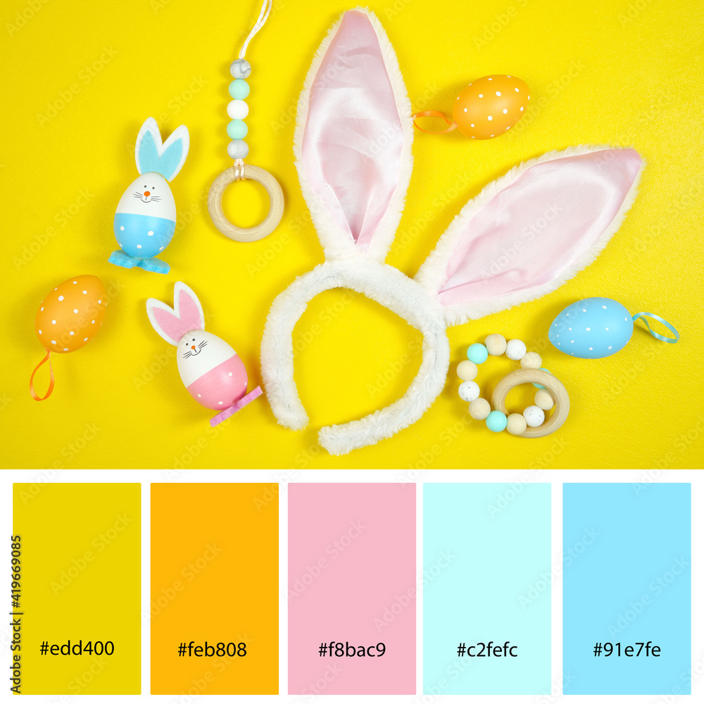 Easter Baby Designer Pack Color Palette inspired by Spring pastel ...