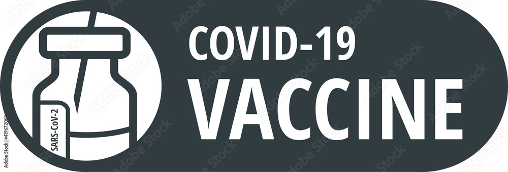 Coronavirus Covid-19 vaccine bottle and syringe needle ready for ...