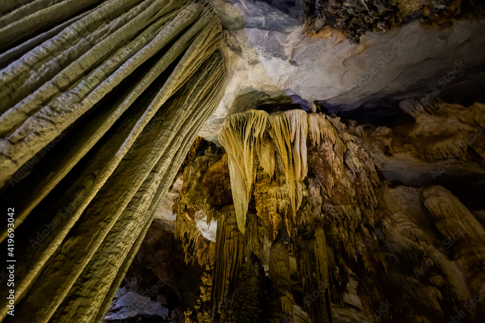 Beautiful Paradise Cave in Vietnam Stock Photo | Adobe Stock