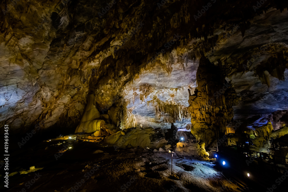 Beautiful Paradise Cave in Vietnam Stock Photo | Adobe Stock