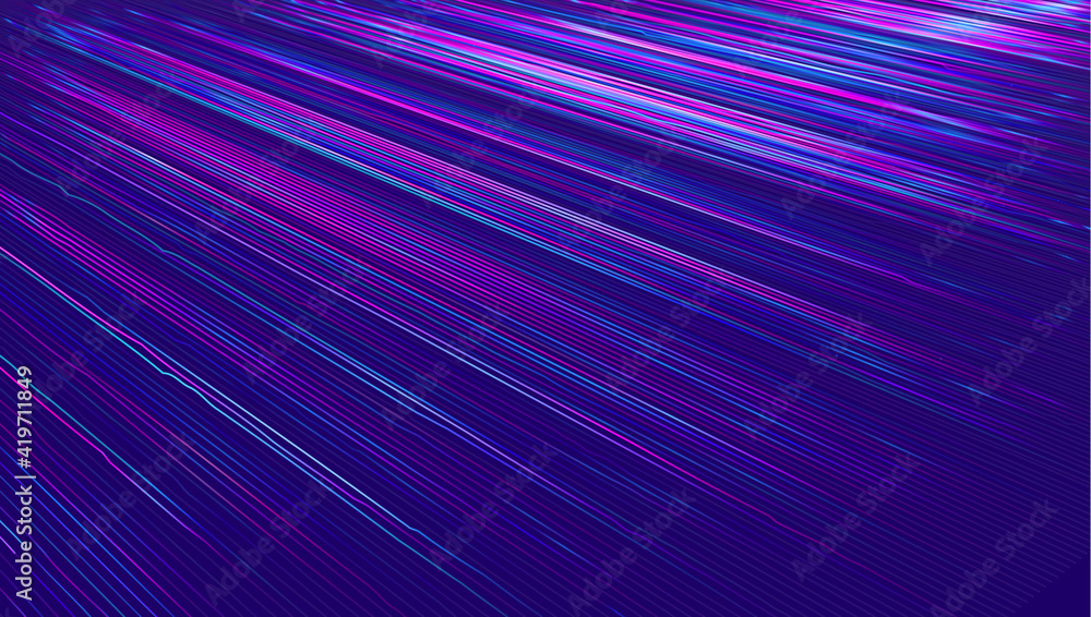 Light speed move vector background. Dynamic motion trail. Speed trail ...