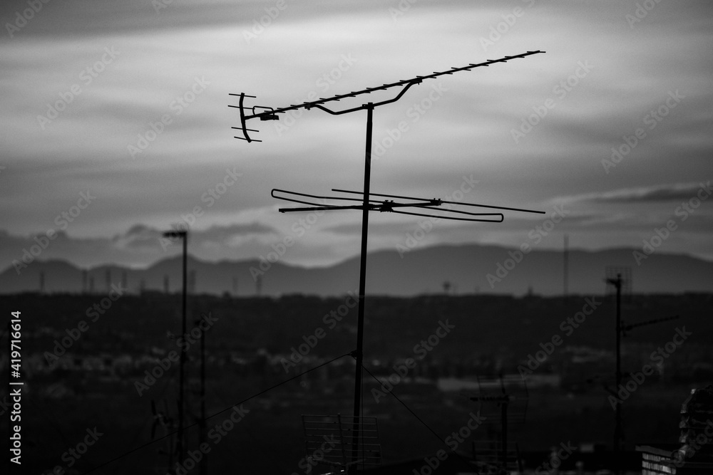 Pararrayos Stock Photo | Adobe Stock