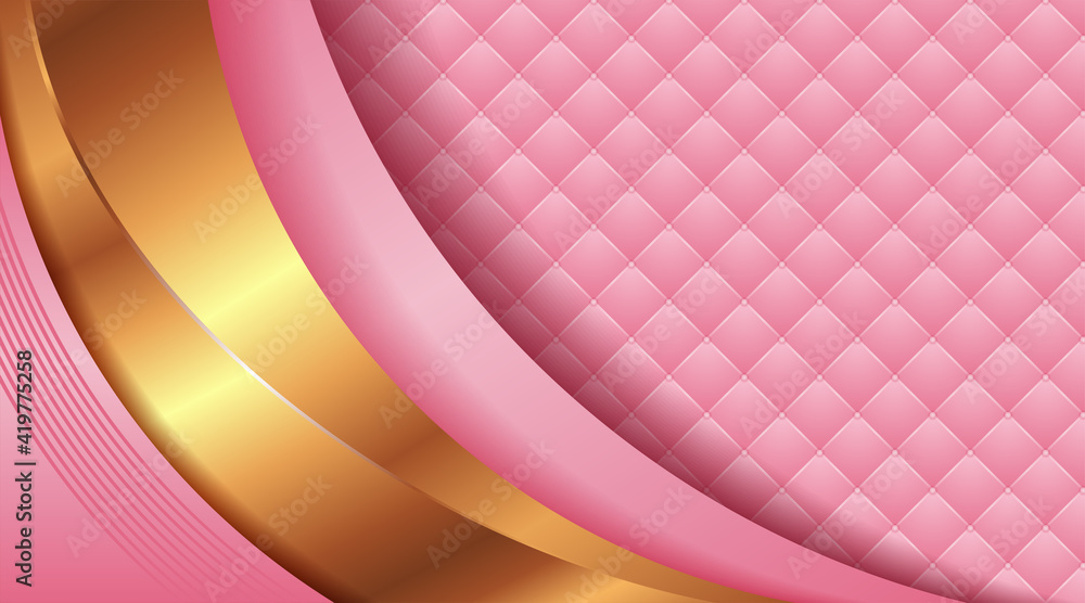 Luxury cute light pink shades in 3d abstract style background . Royal ...