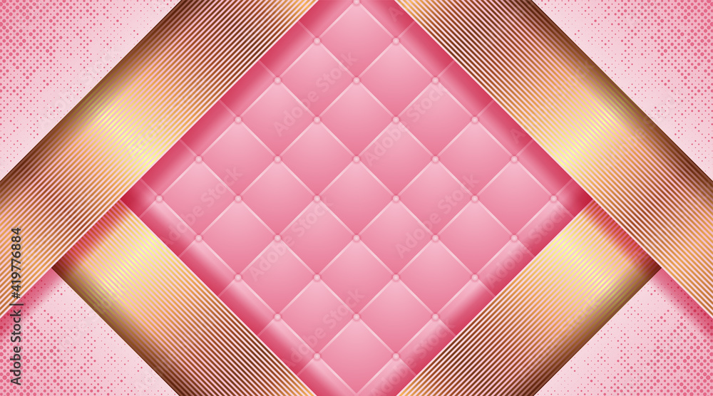 Luxury cute light pink shades in 3d abstract style background . Royal ...