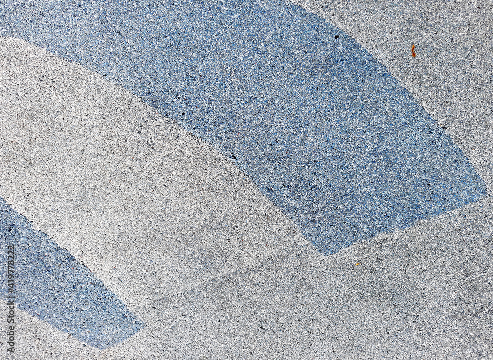 Rubber floor texture background. EPDM playground surface. Blue ...