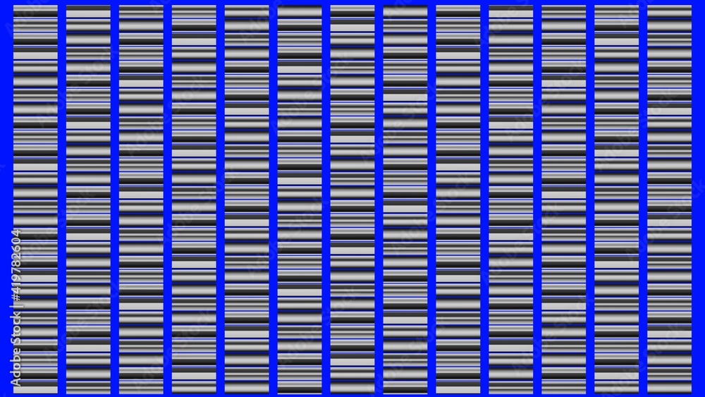 DNA barcodes . DNA barcoding . Isolated on blue background .Thick bars ...