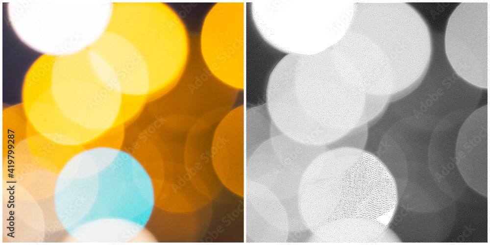 Dither patterns, special black and white method Stock Photo | Adobe Stock