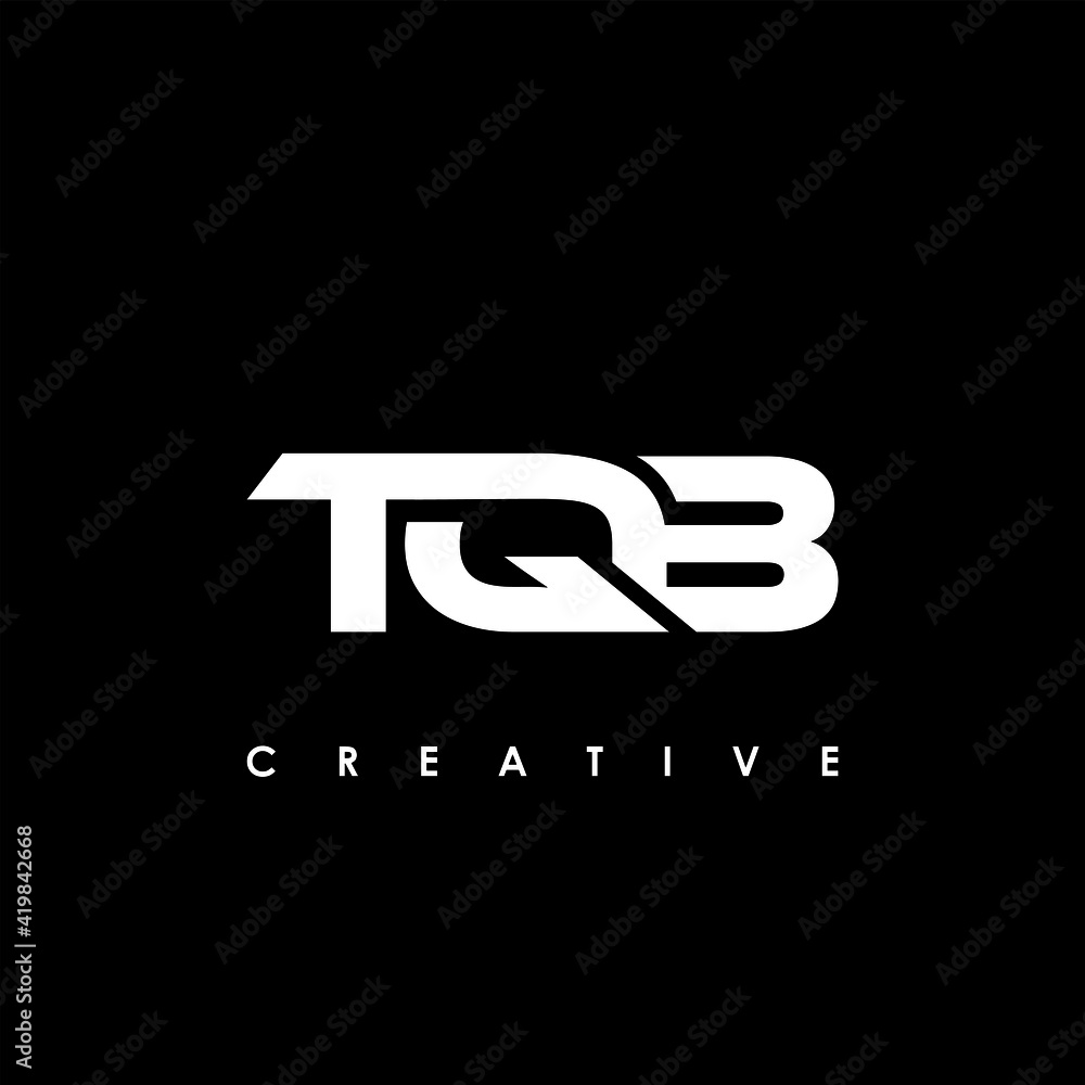 TQB Letter Initial Logo Design Template Vector Illustration Stock ...