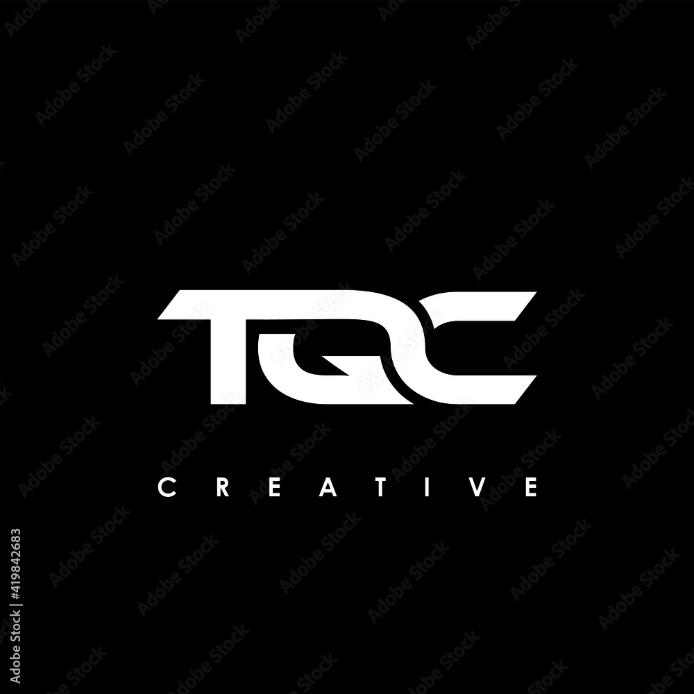 TQC Letter Initial Logo Design Template Vector Illustration Stock ...