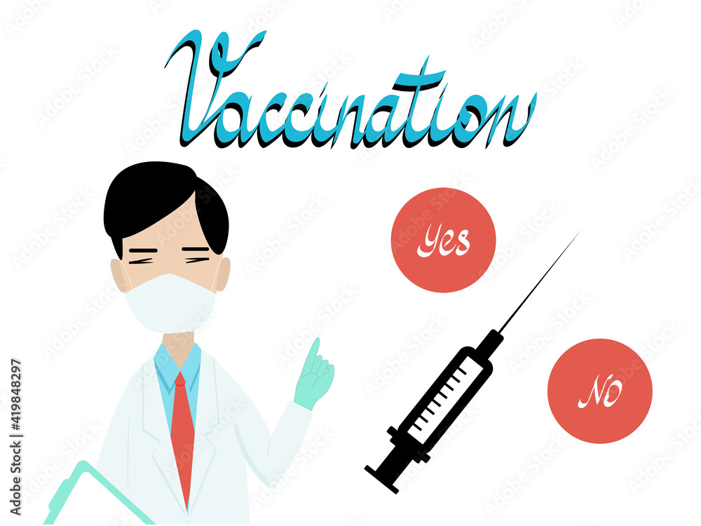 Vaccines and immunization design concept. Vaccination background with ...