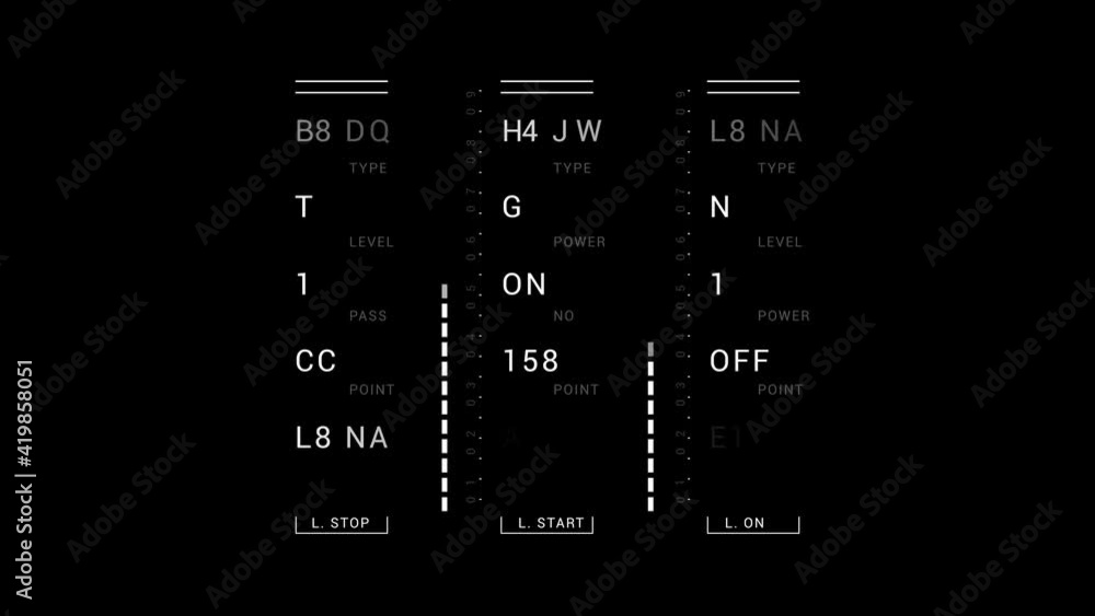 Technology 2D GFX HUD elements.Abstract Technological template.Sci Fi ...